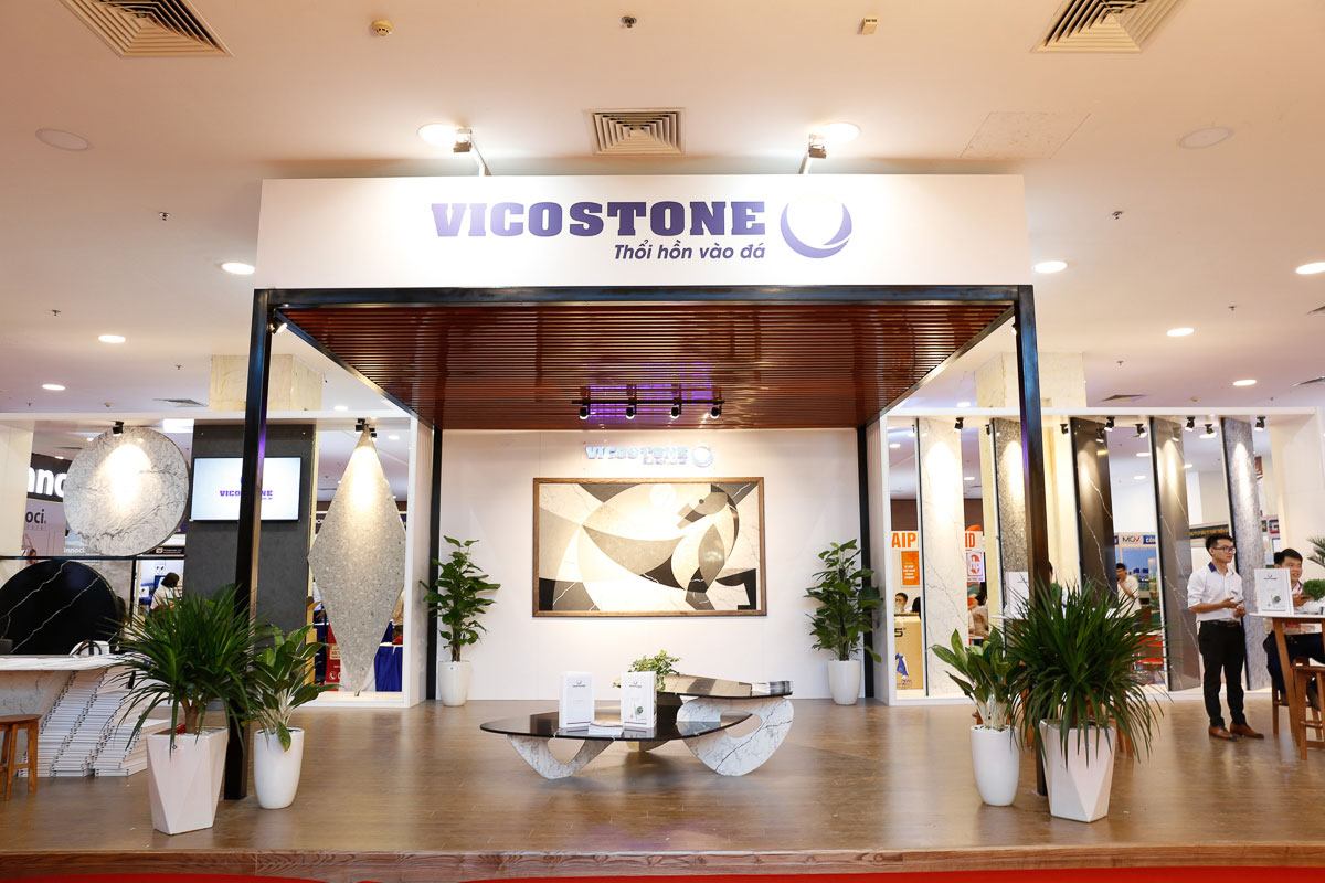 Không gian nghệ thuật đầy cảm hứng của Vicostone tại Triển lãm ...