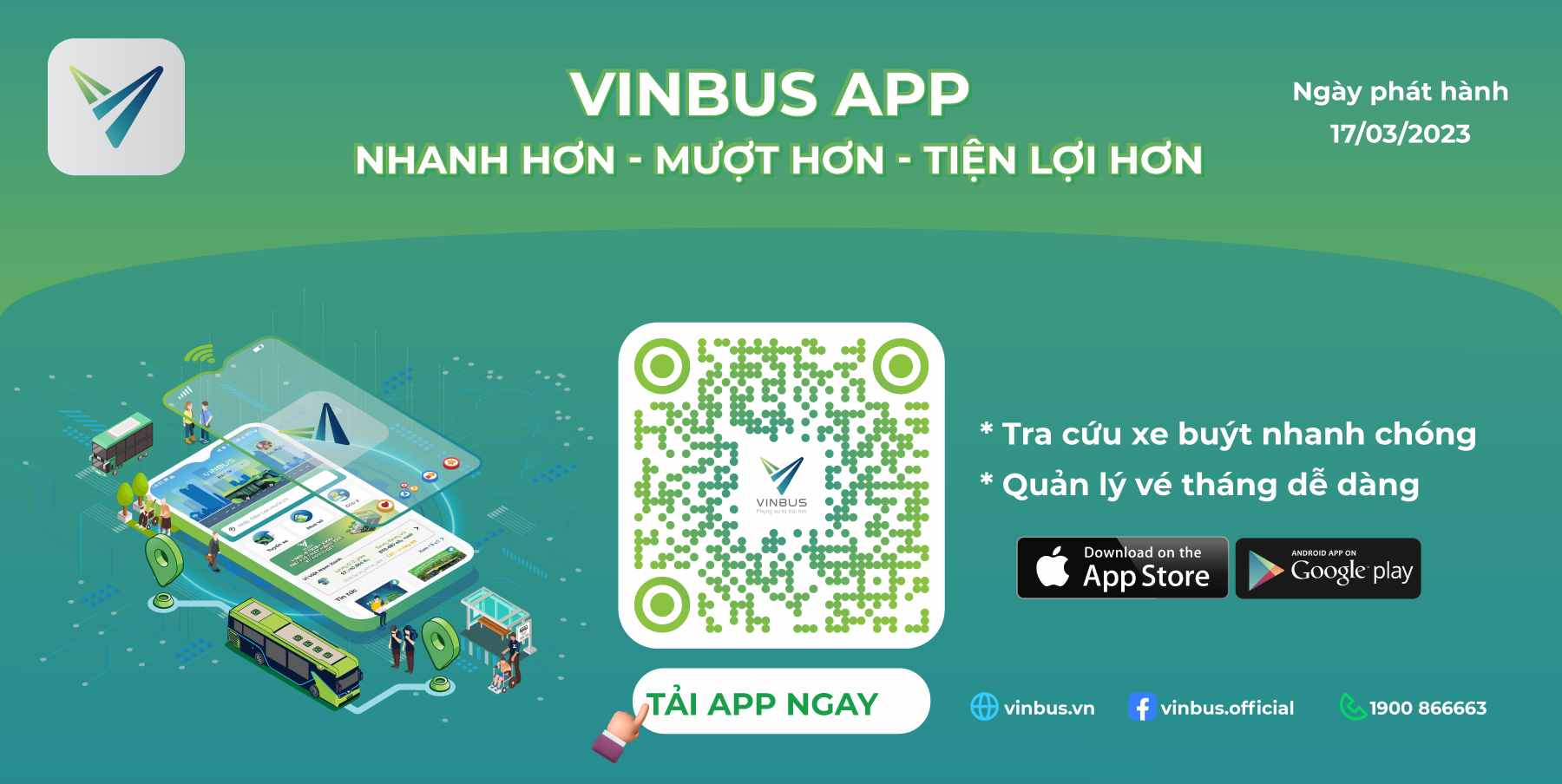 Chính thức ra mắt ứng dụng tra cứu phương tiện công cộng VinBus - Phenikaa