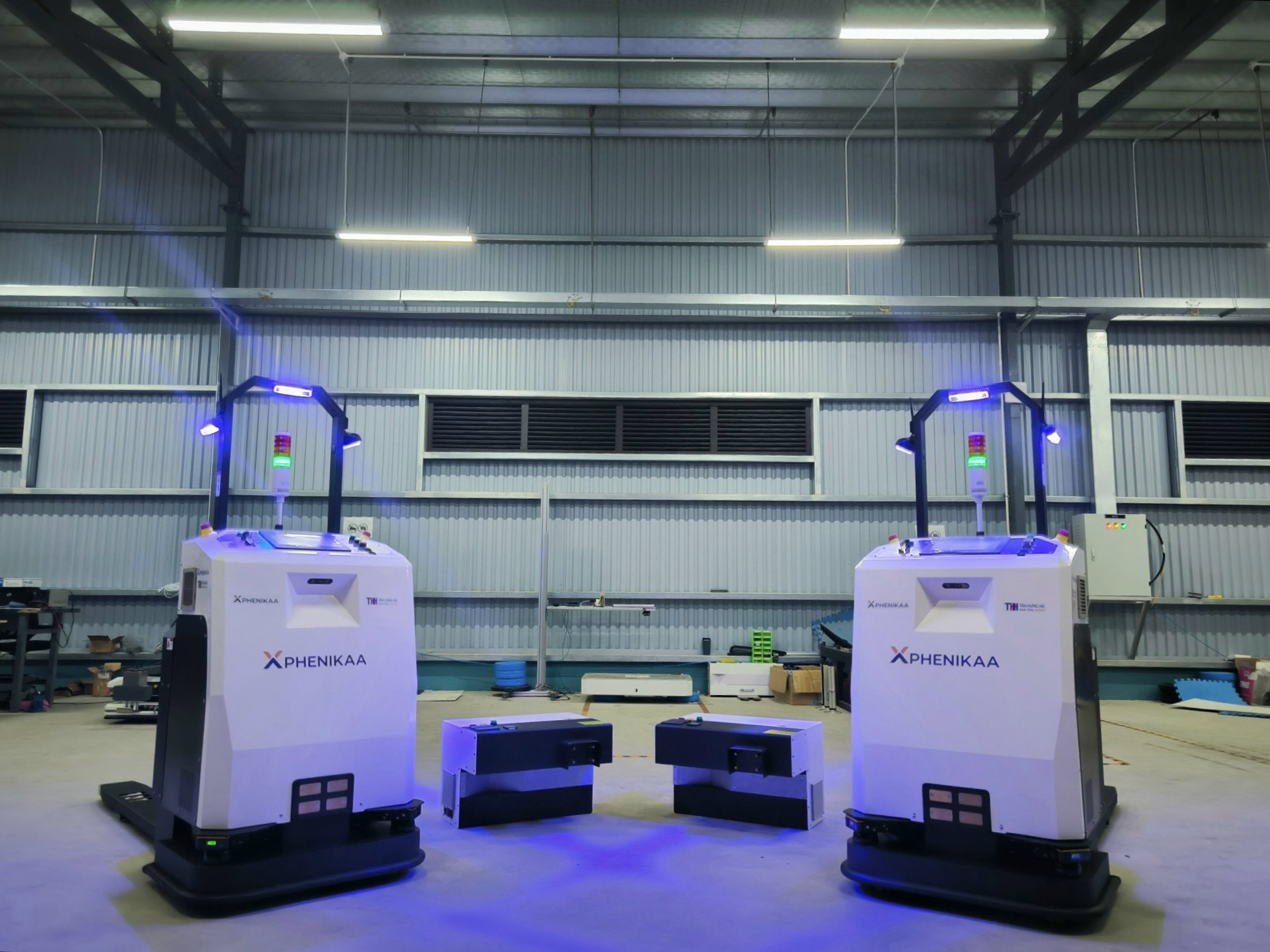 02 Robot chuyển pallet AMR được bàn giao cho SEVT Samsung Thái Nguyên ...